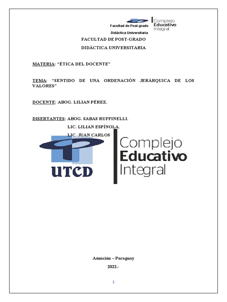 Ética Del Docente | PDF | Discriminación | Comportamiento