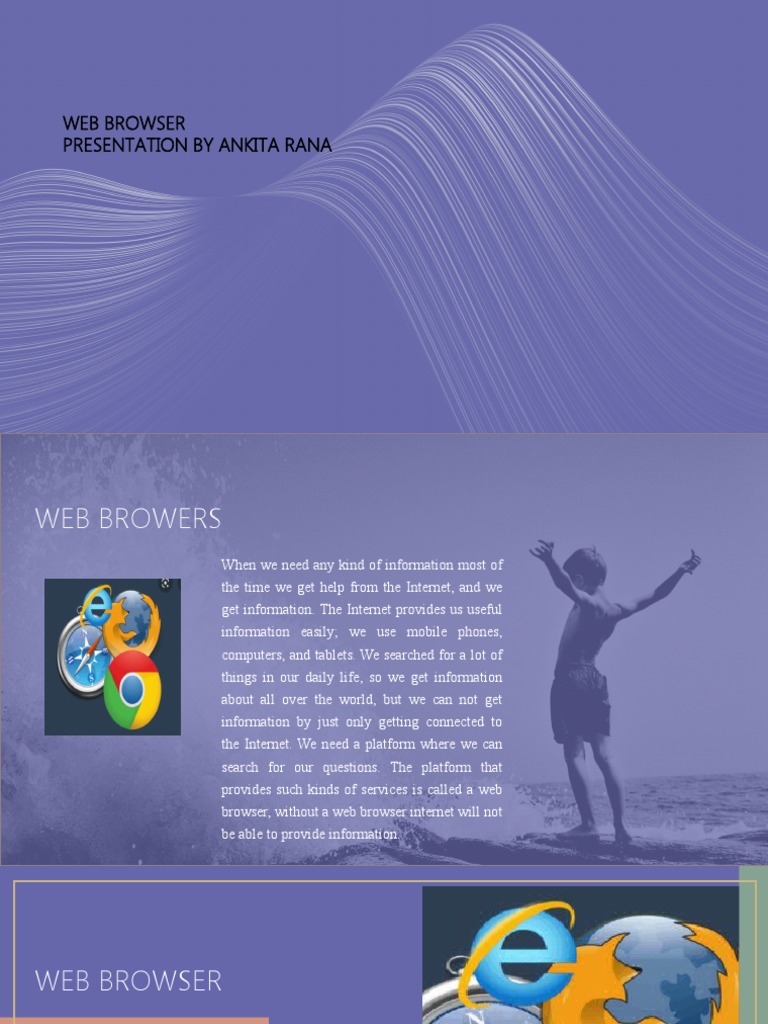 Web Browser | PDF | World Wide Web | Internet & Web