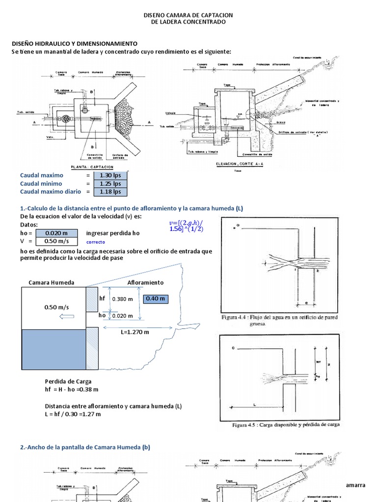 8 Captacion de Ladera | PDF