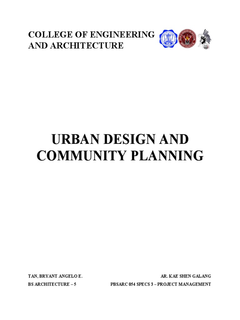 Urban Design Community Planning Pdf Urban Design Infrastructure