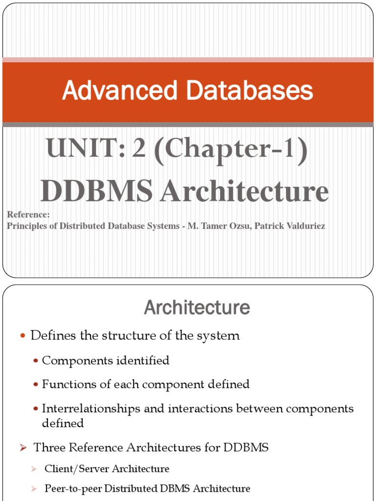ADB - Unit - II (Chapter-1) | PDF | Databases | Information Science ADB - Unit - II (Chapter-1) | PDF | Databases | Information Science