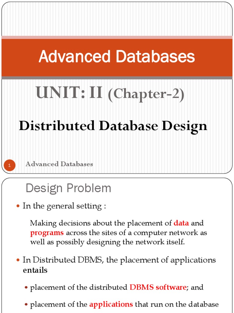 ADB - Unit - II (Chapter-2) | PDF | Databases | Top Down And Bottom Up ... ADB - Unit - II (Chapter-2) | PDF | Databases | Top Down And Bottom Up ...