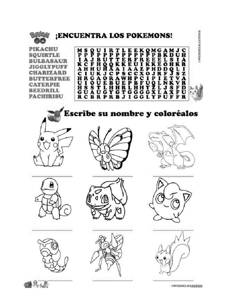 Pokemon Abecedario | PDF