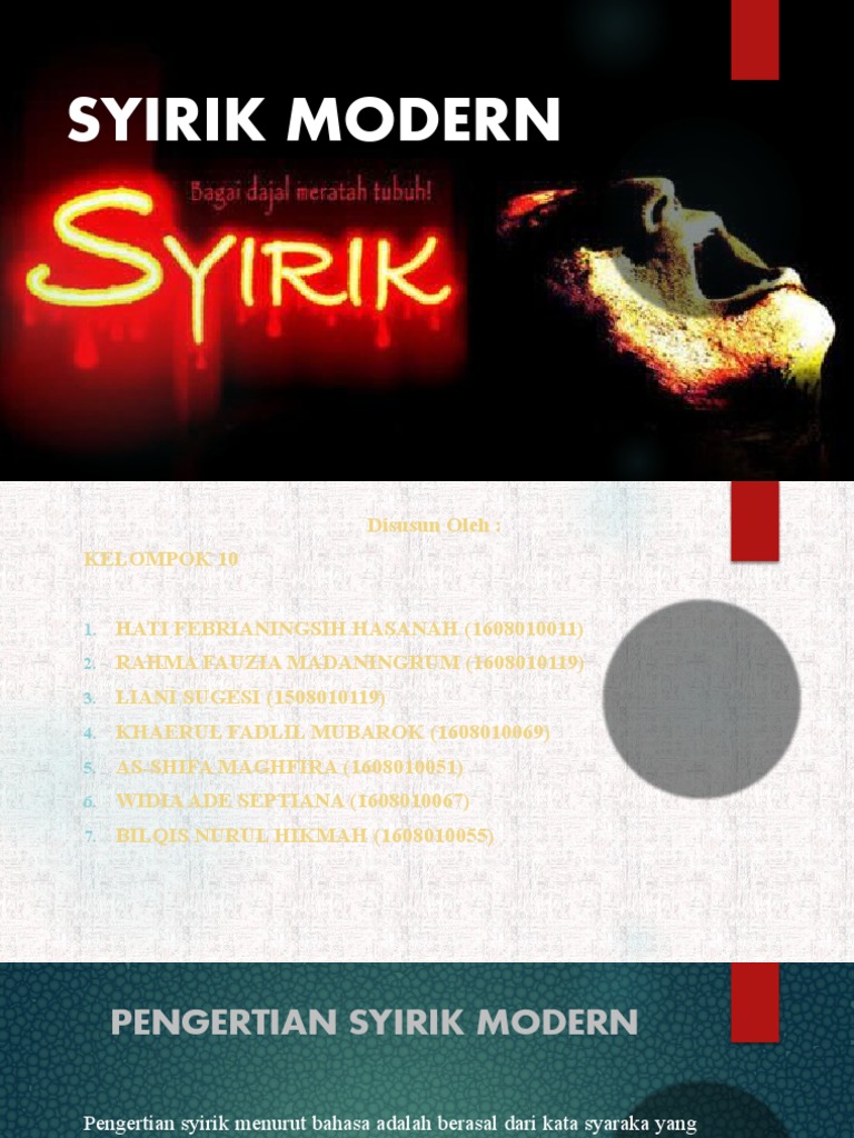 Syirik Modern dan Dampaknya | PDF | Ilmu Sosial | Filsafat