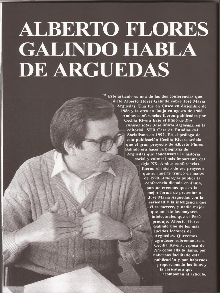 Alberto Flores Galindo-Arguedas | PDF