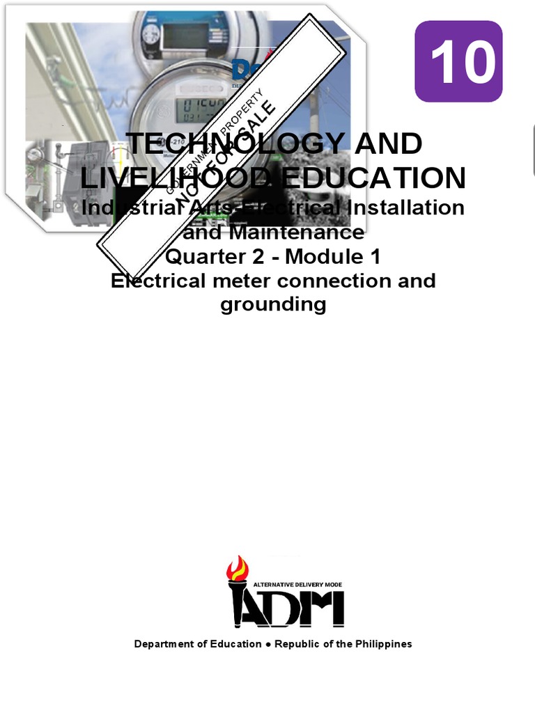 10 EIM Q2M1 TLE10 - EIM - Q2 - Mod1 - Wk1-5 - Elec-Meter-Connection-and-Grounding - v3 | PDF ...