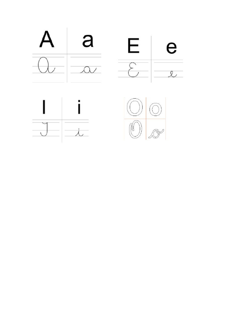Ficha Vocales y Consonantes en 4 Presentaciones | PDF