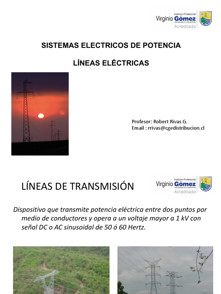 Líneas Eléctricas | PDF | Corriente eléctrica | Resistencia Eléctrica y ...