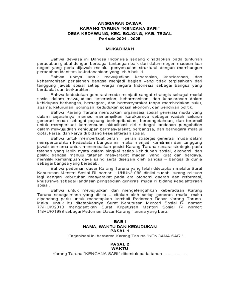 Ad Art Karang Taruna | PDF