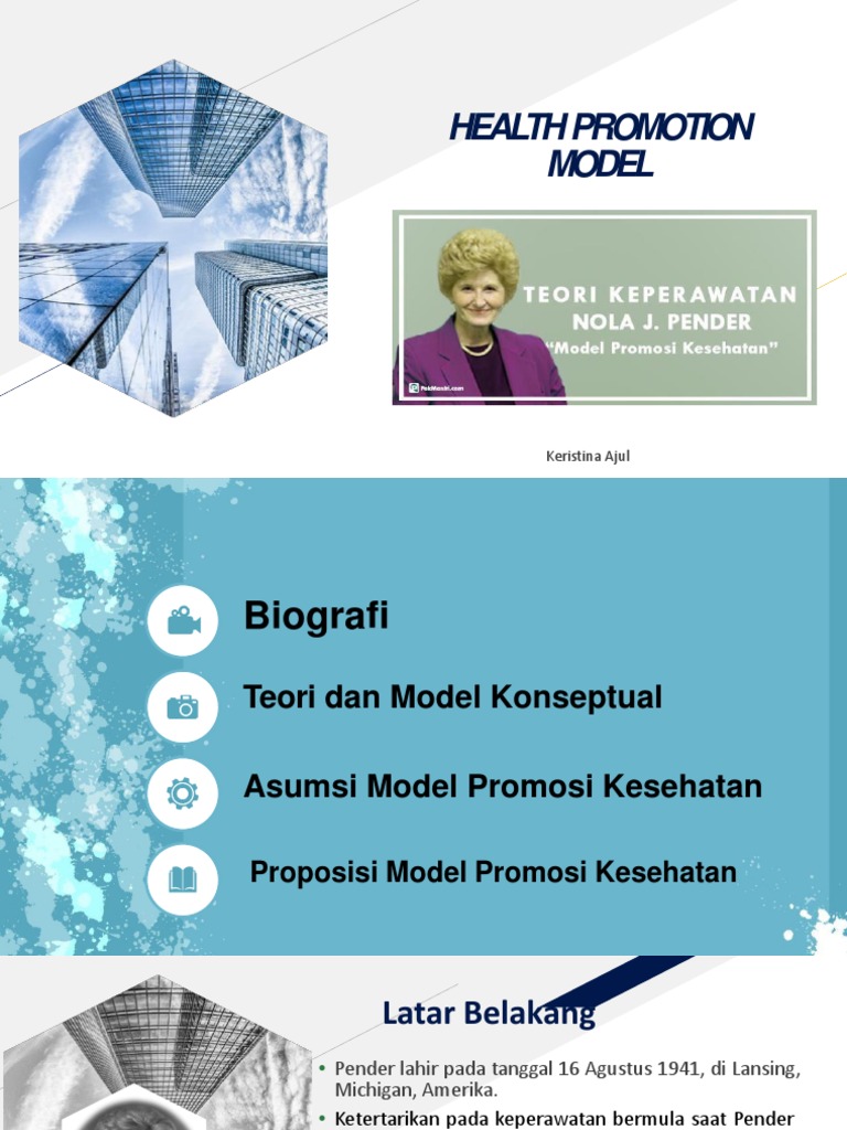 Health Promotion Model-3 | PDF