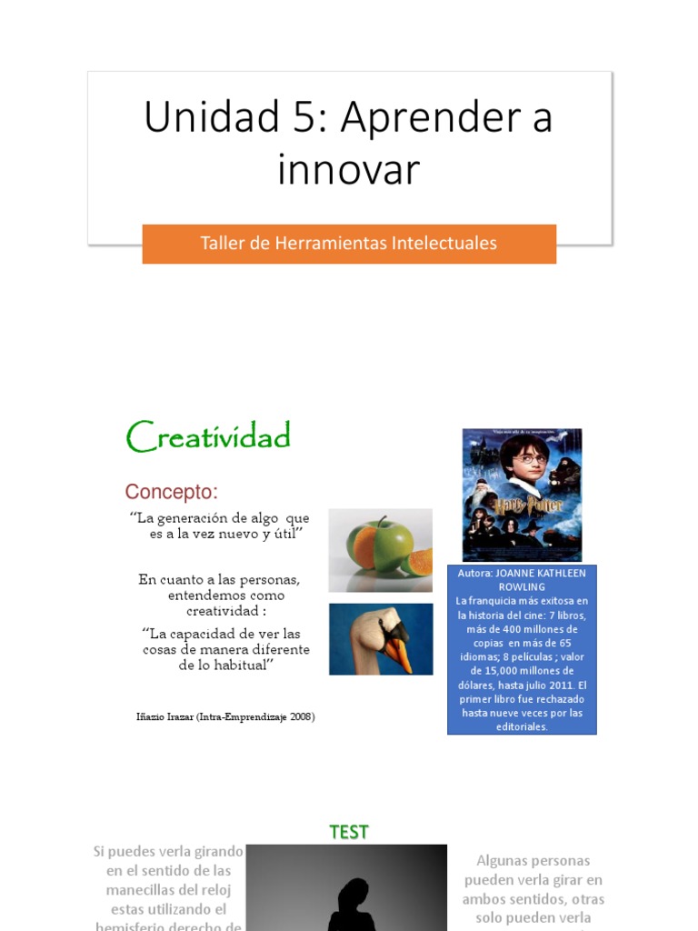 U5 - Aprender A Innovar | PDF | Innovación | Marketing