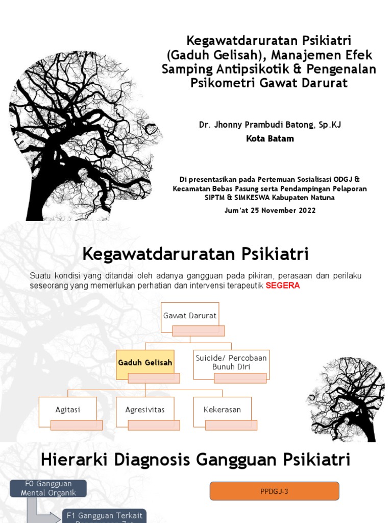 Tatalaksana Gaduh Gelisah Psikiatri | PDF | Pengembangan Diri
