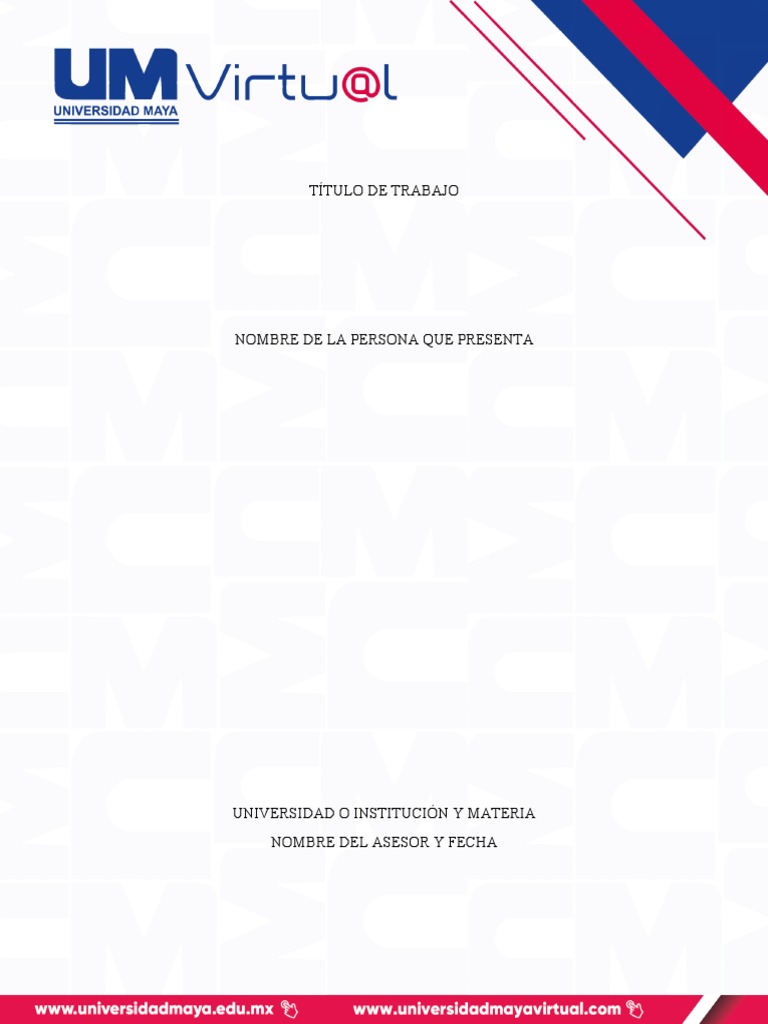 Hoja de Presentación | PDF