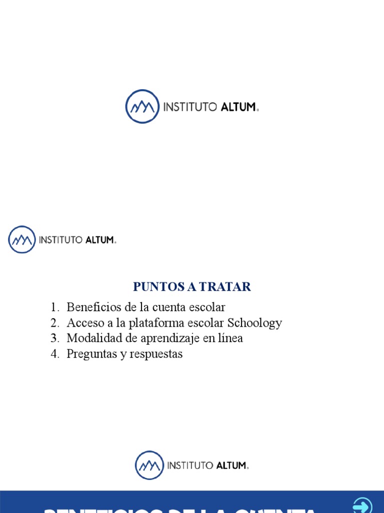 Webinar-Instituto Altum V2 | PDF | Contraseña | Internet