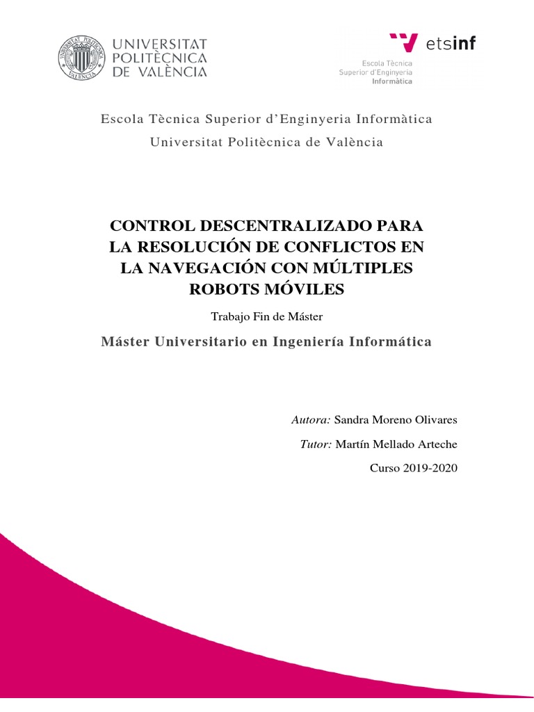 Control descentralizado para la navegación de robots móviles | PDF | Robot | Robótica