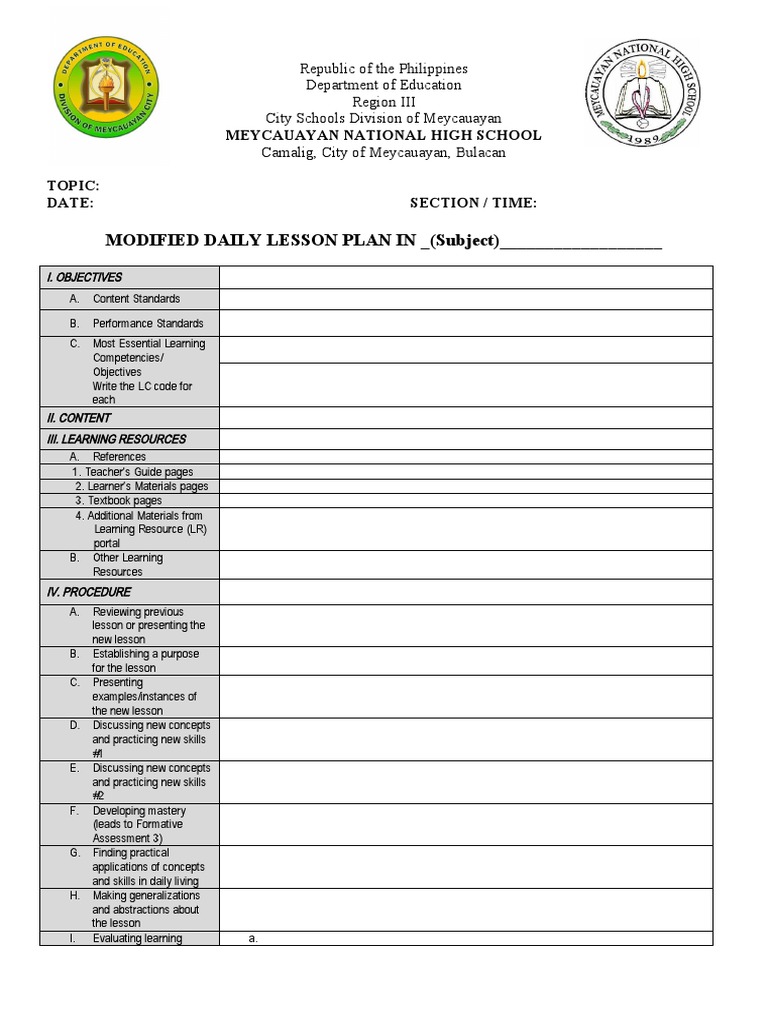 Modified Dlp Pdf Learning Pedagogy