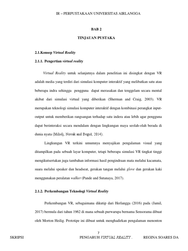 Manfaat dan Perangkat Virtual Reality | PDF | Komputer