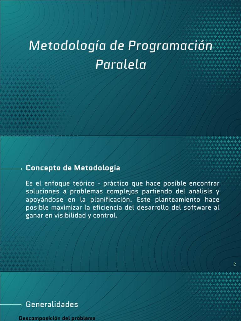 Metodología de Programación Paralela | PDF | Computación paralela | Edad de información