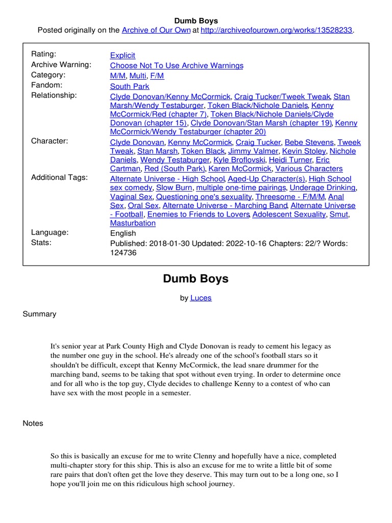 Dumb Boys | PDF
