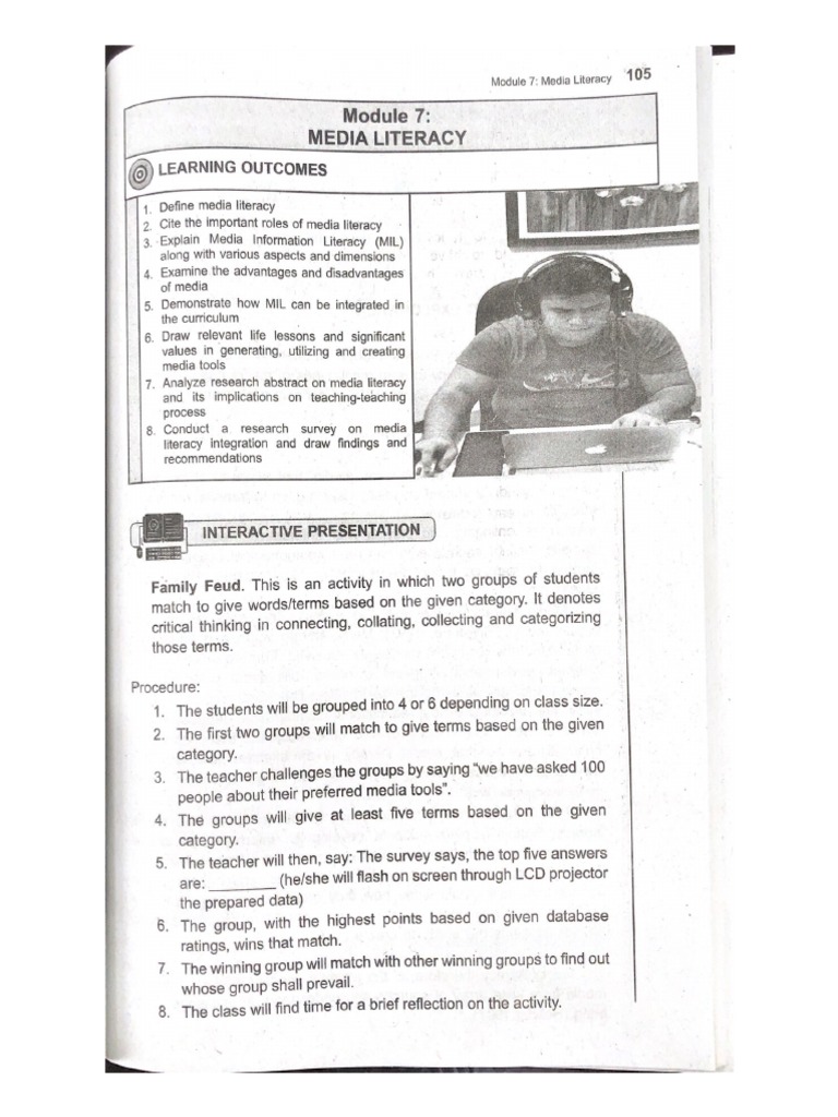 Module 7 Media Literacy | PDF