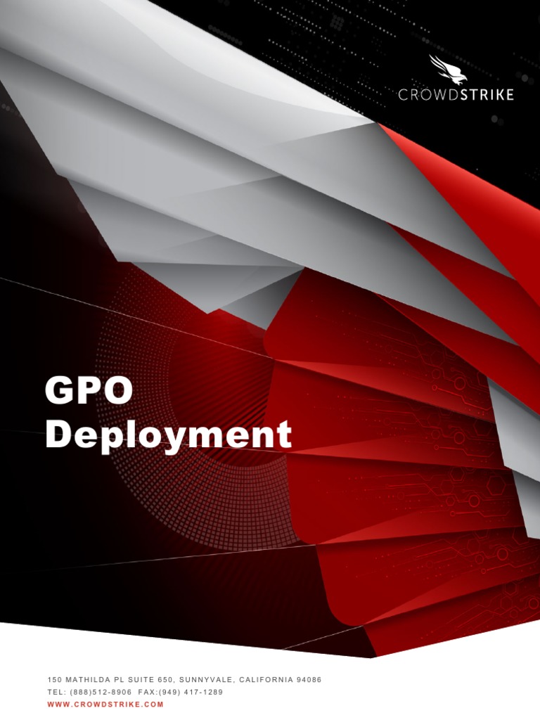 Falcon GPO Deployment Apr 2020 | PDF | Computer File | Microsoft Software