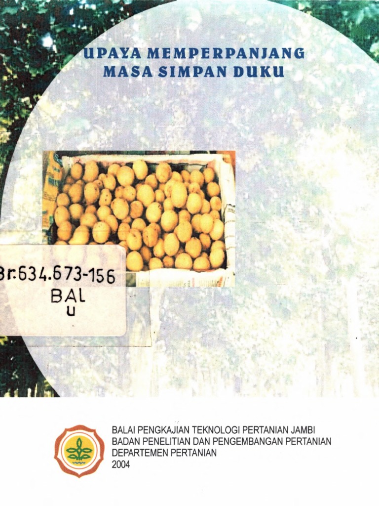 Upaya Memperpanjang Masa Simpan Duku | PDF | Kesehatan Holistik