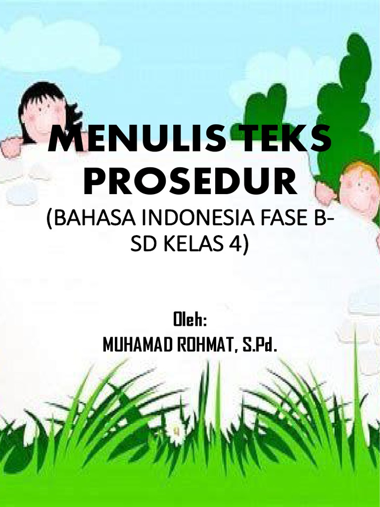 Modul Ajar-Teks Prosedur | PDF