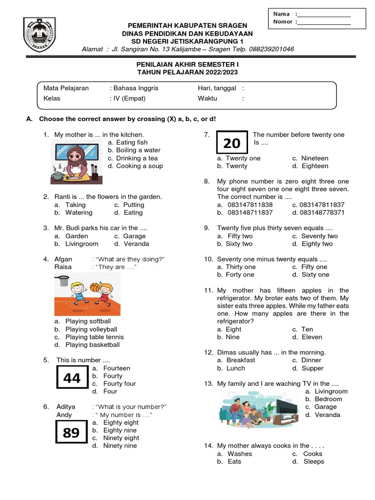 Kelas 4 | PDF | Eating Behaviors Of Humans | Cuisine