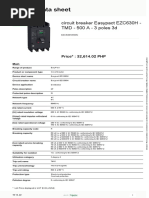 Product Data Sheet: Circuit Breaker Masterpact NT16H1 - 1600 A - 3 ...