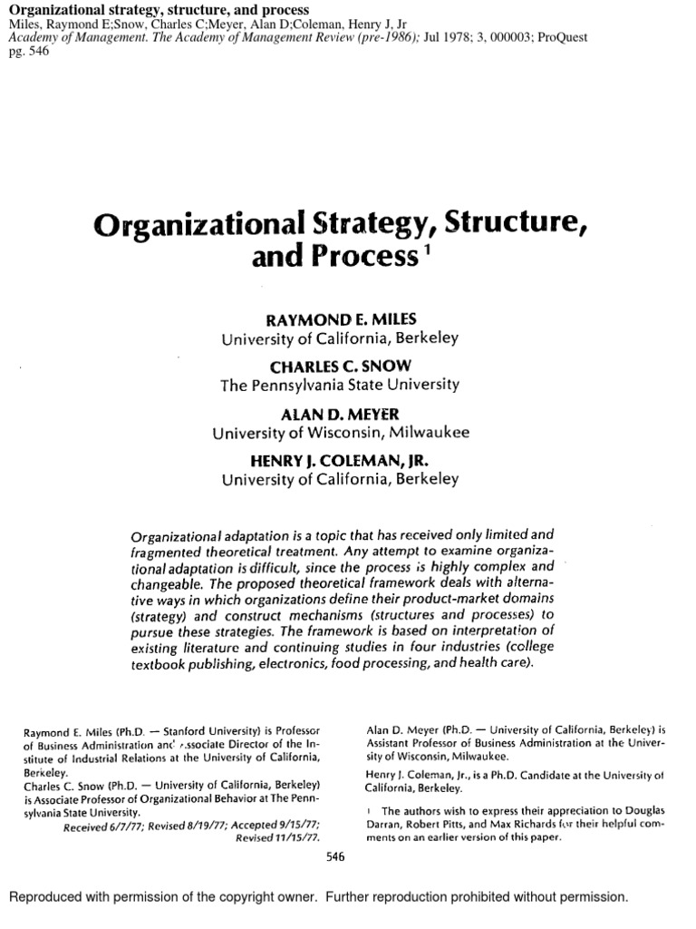 Organizational Strategy, Struc | PDF | Career & Growth