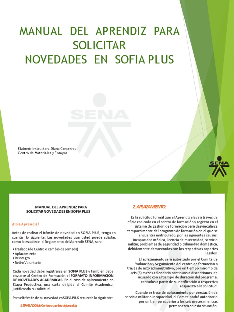 Manual de Reporte de Novedades | PDF