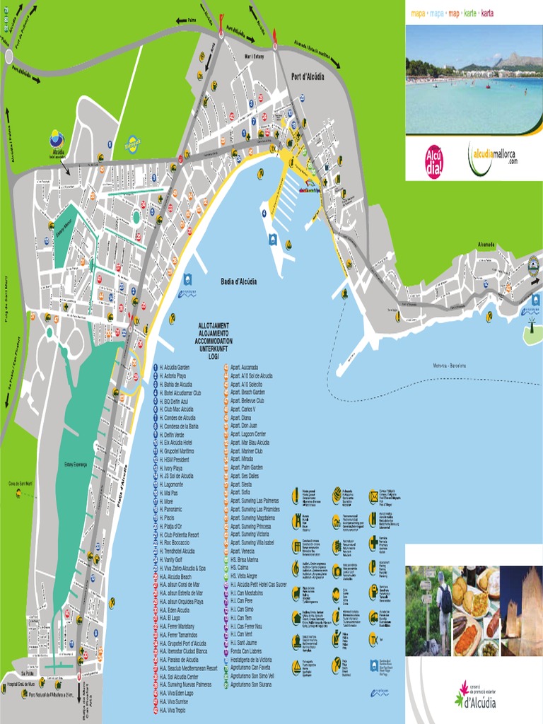 Map Alcudia Mallorca