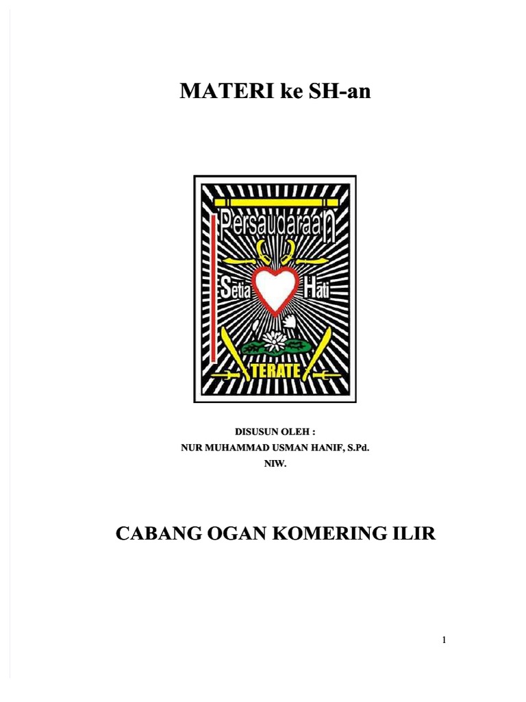 PDF Materi Ke SH An Persaudaraan Setia Terat Compress | PDF