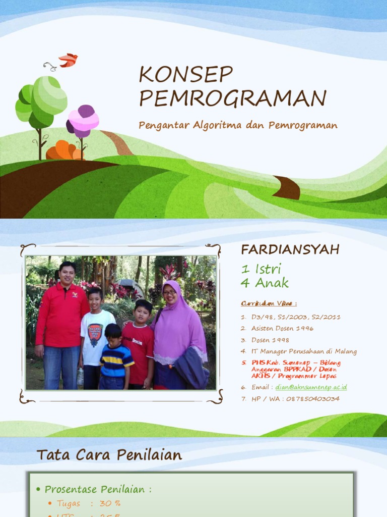 01 - Pengantar Algoritma & Pemrograman | PDF