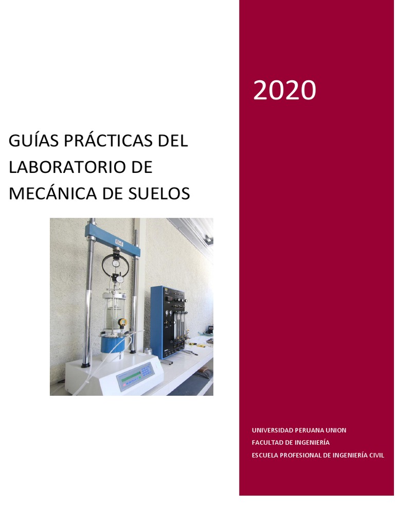 A Guia de Trabajo Suelos | PDF | Mecánica de suelos | Laboratorios