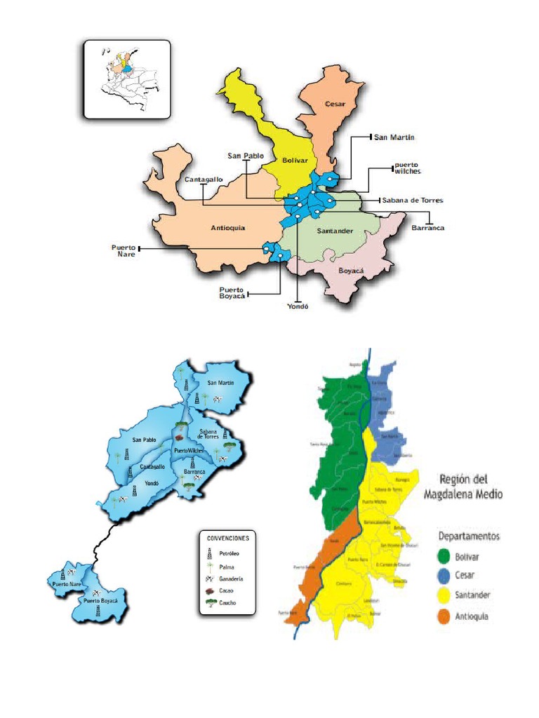 Mapa Magdalena Medio | PDF