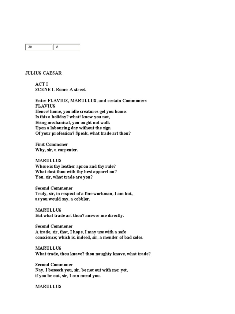 Julius Caesar Full Text | PDF