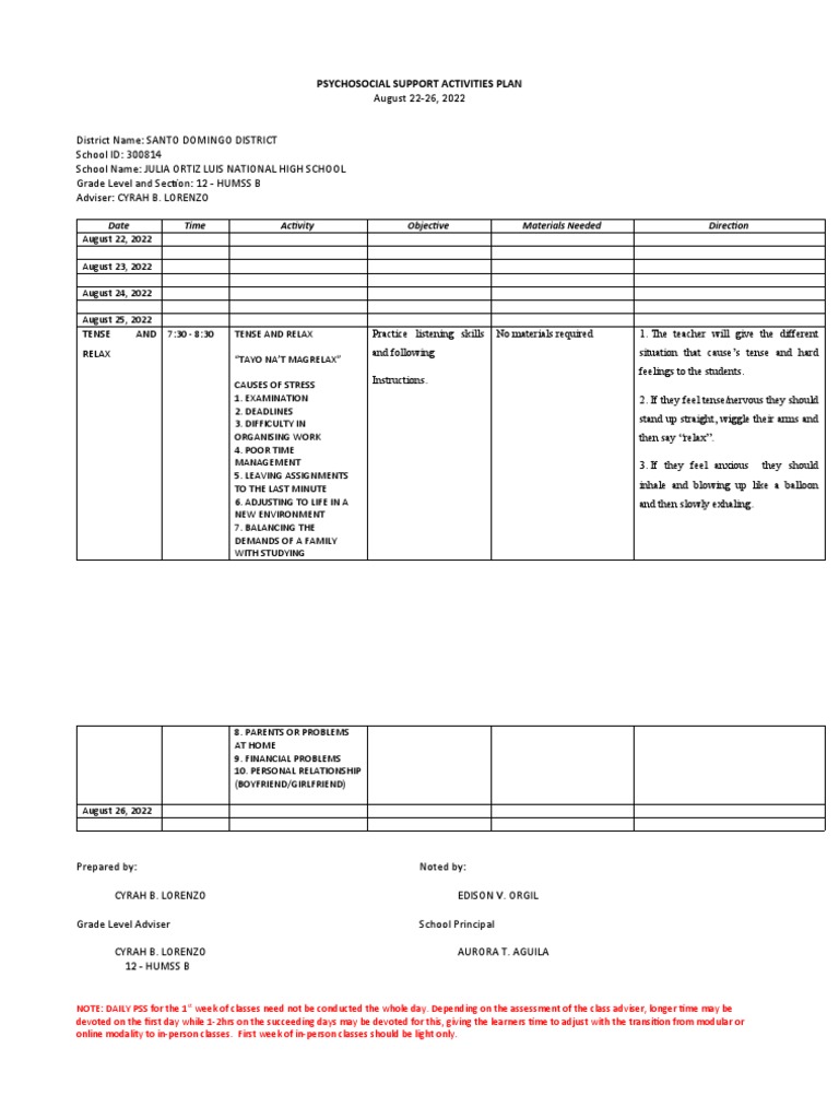 Tense and Relax | PDF | Learning | Behavior Modification