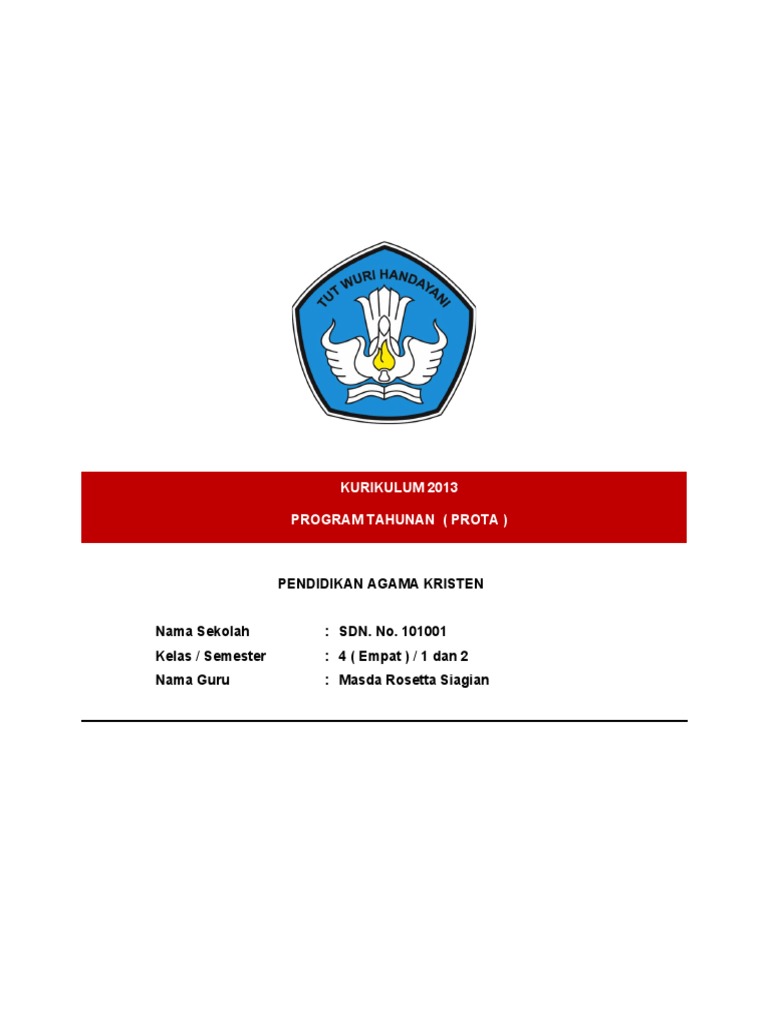 2021 Program Tahunan Kelas 4 | PDF