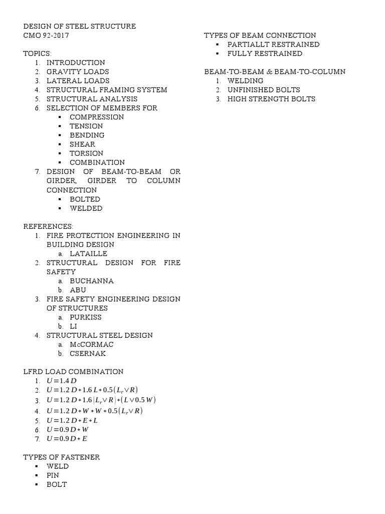 Design of Steel Structure | PDF | Science & Mathematics | Technology ...