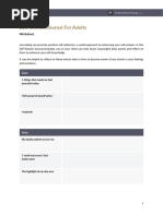 PERMA Self Assessment Worksheet | PDF