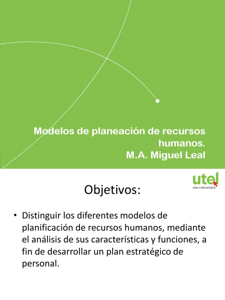 OC 6 Modelos de Planeación Estrategica de Recursos Humanos. | PDF | Planificación | Gestión de ...