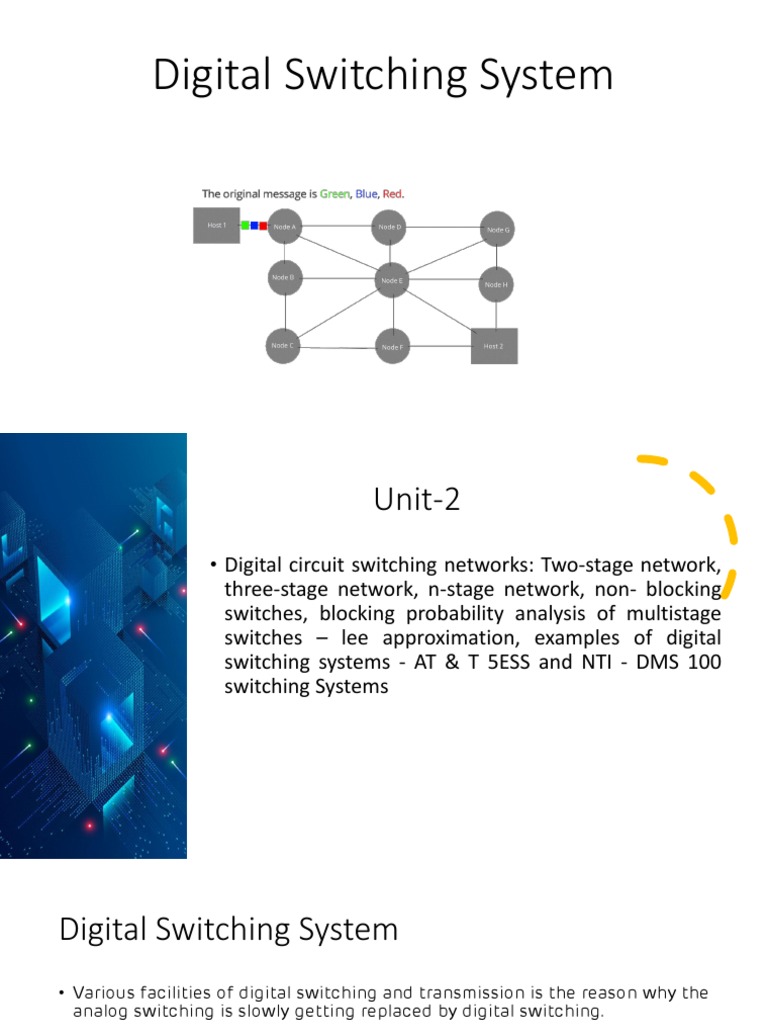 Telecommunication Engineering Unit 2 | PDF | Long Distance Calling ...
