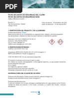 Dte 24 Hoja de Seguridad | PDF | Agua | Líquidos