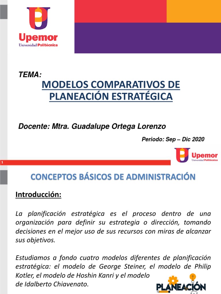 Clase N - Modelos de Planeación Estratégica | PDF | Planificación ...
