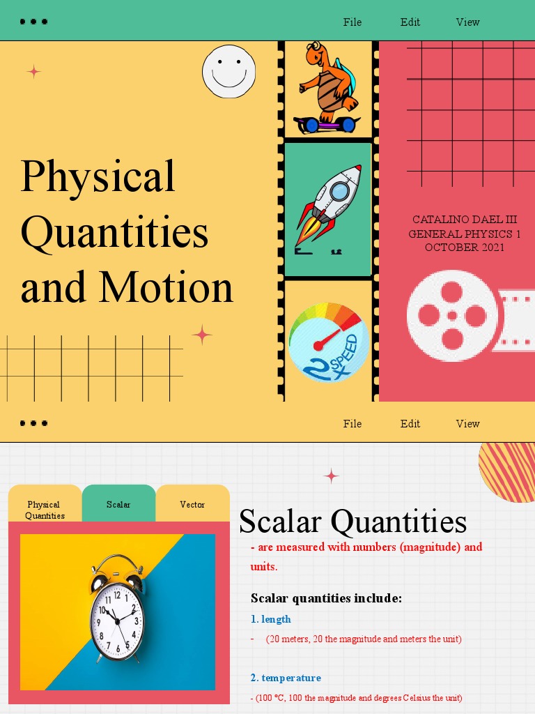 Understanding Scalars and Vectors in Physics | PDF | Euclidean Vector ...