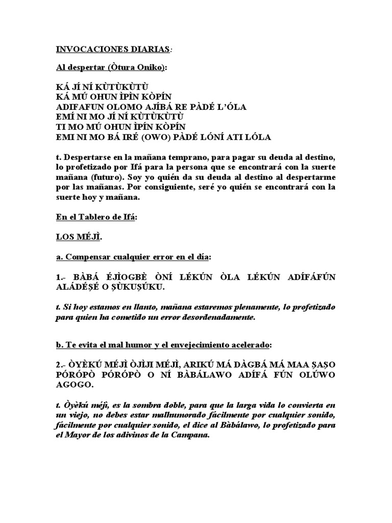 Méjis Terrestres (Su Uso) . | PDF | Religión étnica | Santeria
