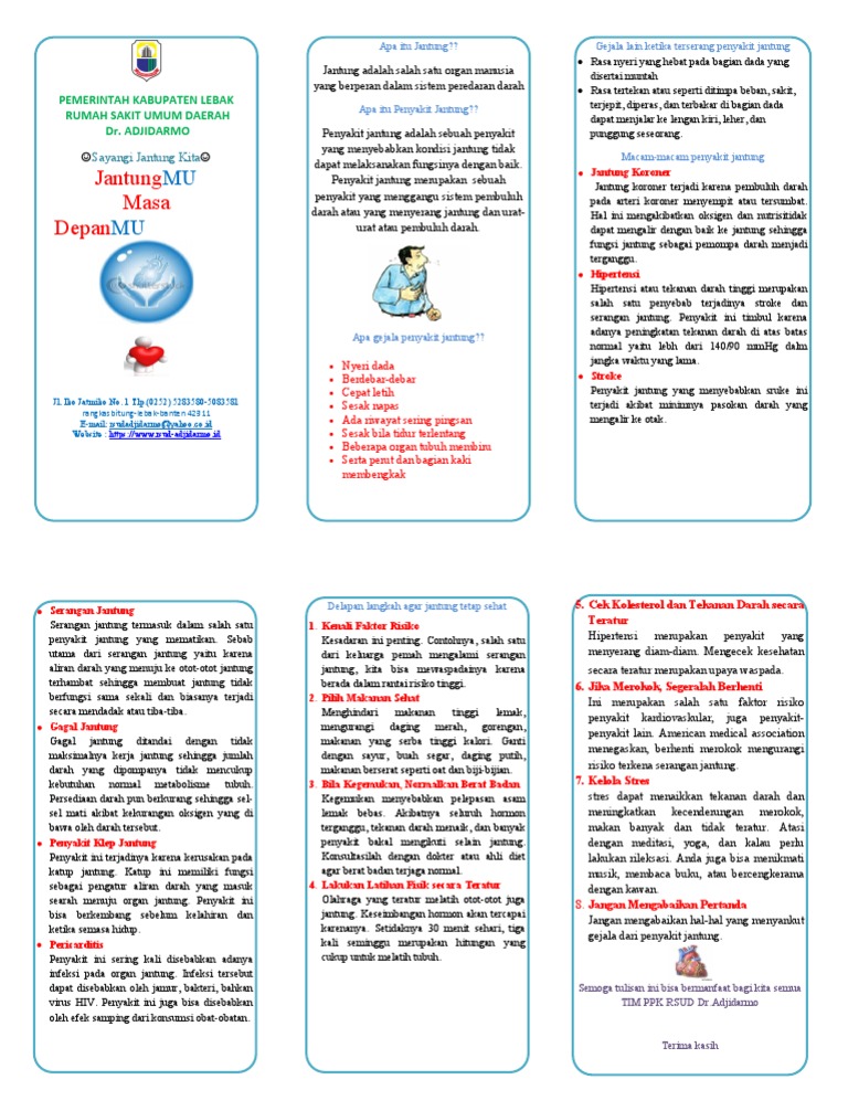 Leaflet Jantung | PDF