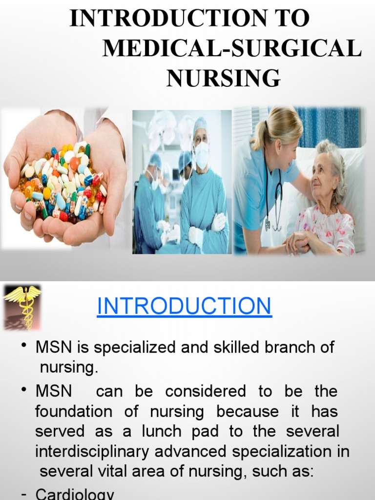 1 MSN UNIT 1introduction | PDF | Nursing | Medicine