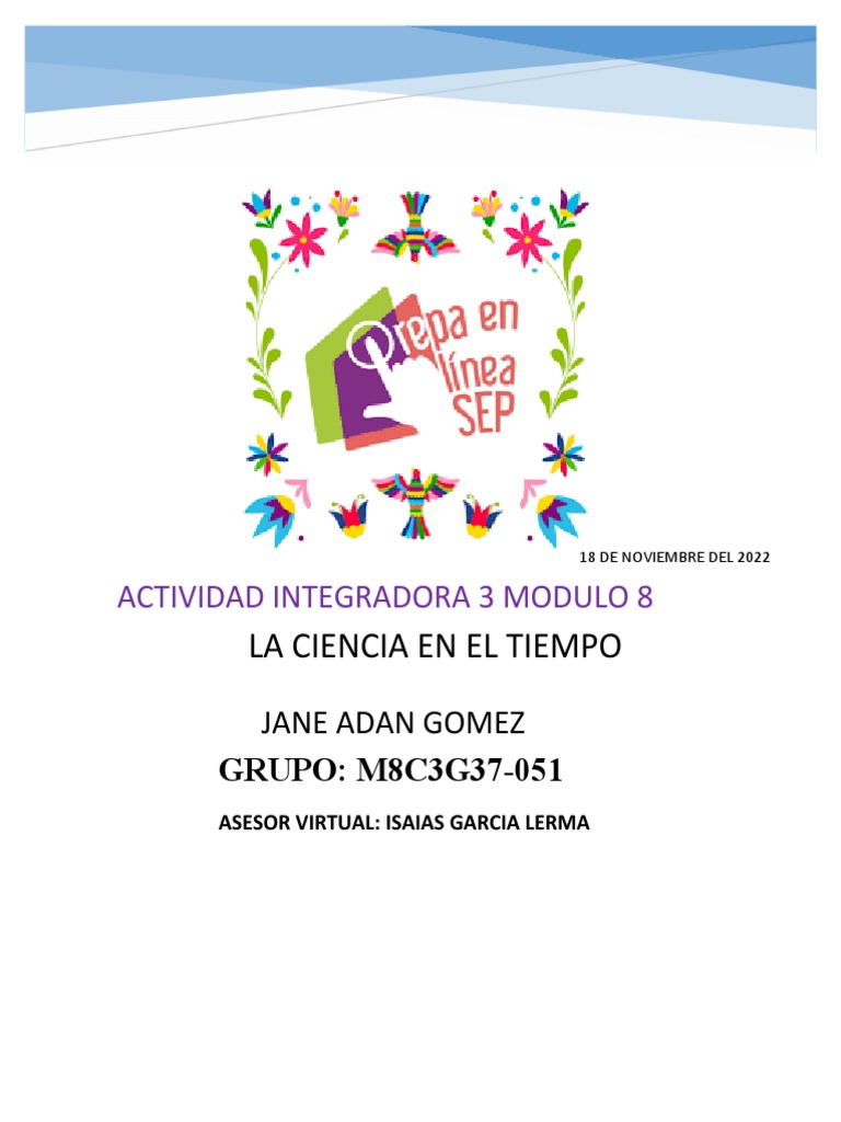Actividad Integradora 3 Modulo 8 | PDF